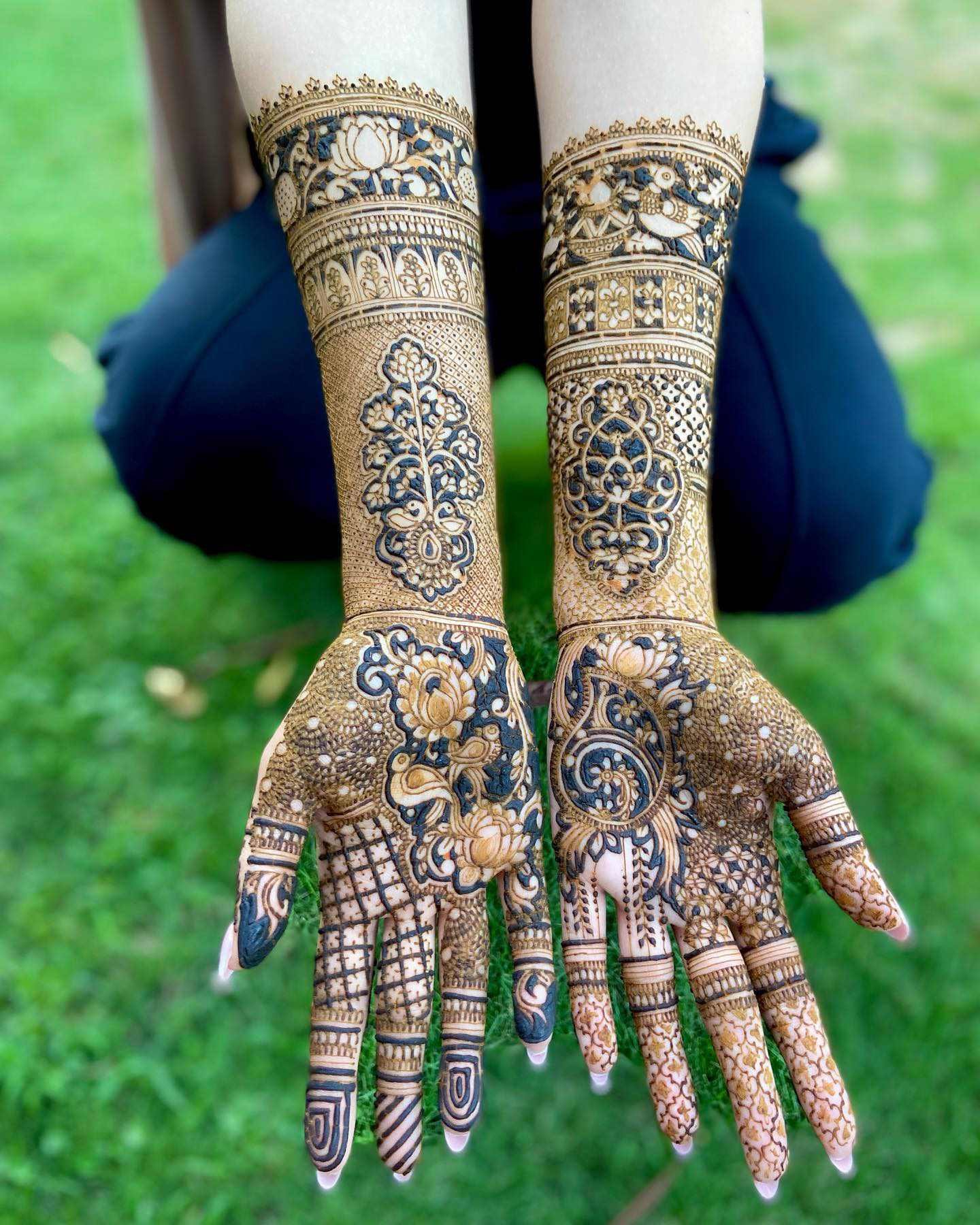 New And Stylish Dulhan Full Hand Mehndi Design - Girls Fashion Ideas