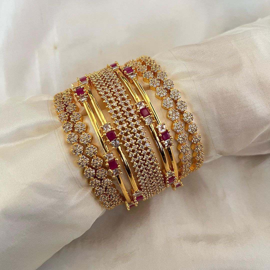 New Gold Plated Bangles Designs For Girls - Girls Fashion Ideas
