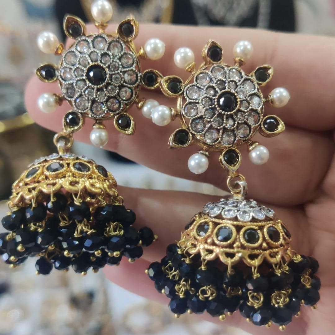 New Colorful Jhumki Earring Designs - Girls Fashion Ideas