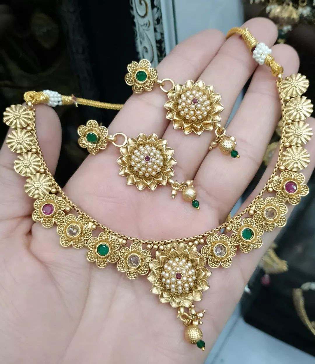 New Rajwadi Matt Jewellery Design - Girls Fashion Ideas