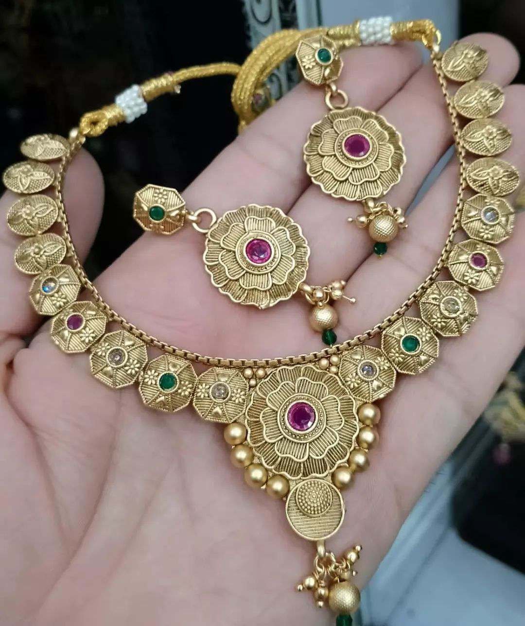 New Rajwadi Matt Jewellery Design - Girls Fashion Ideas
