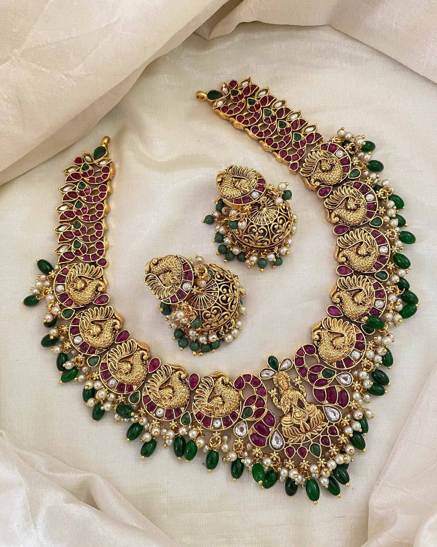 Jewellery design: Antique South Jewellery Designs for womens - Girls ...