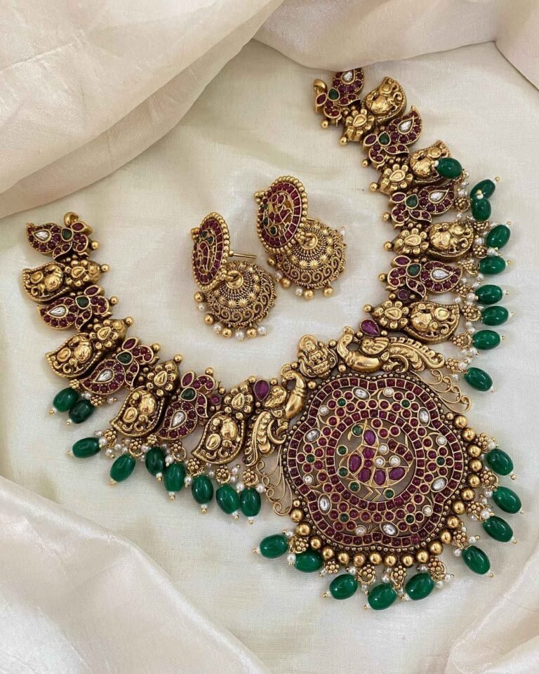 Jewellery design: Antique South Jewellery Designs for womens - Girls ...