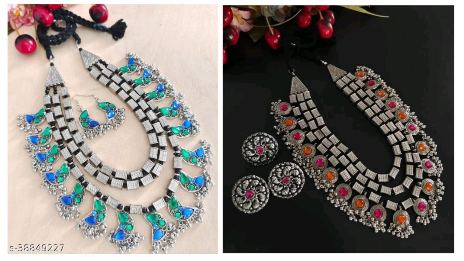 Jewellery Set: Trending German Silver Jewellery Design For Girls ...