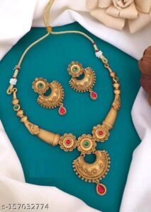 Jewellery Design : Stylish Long Jewellery Set On Meesho - Girls Fashion ...