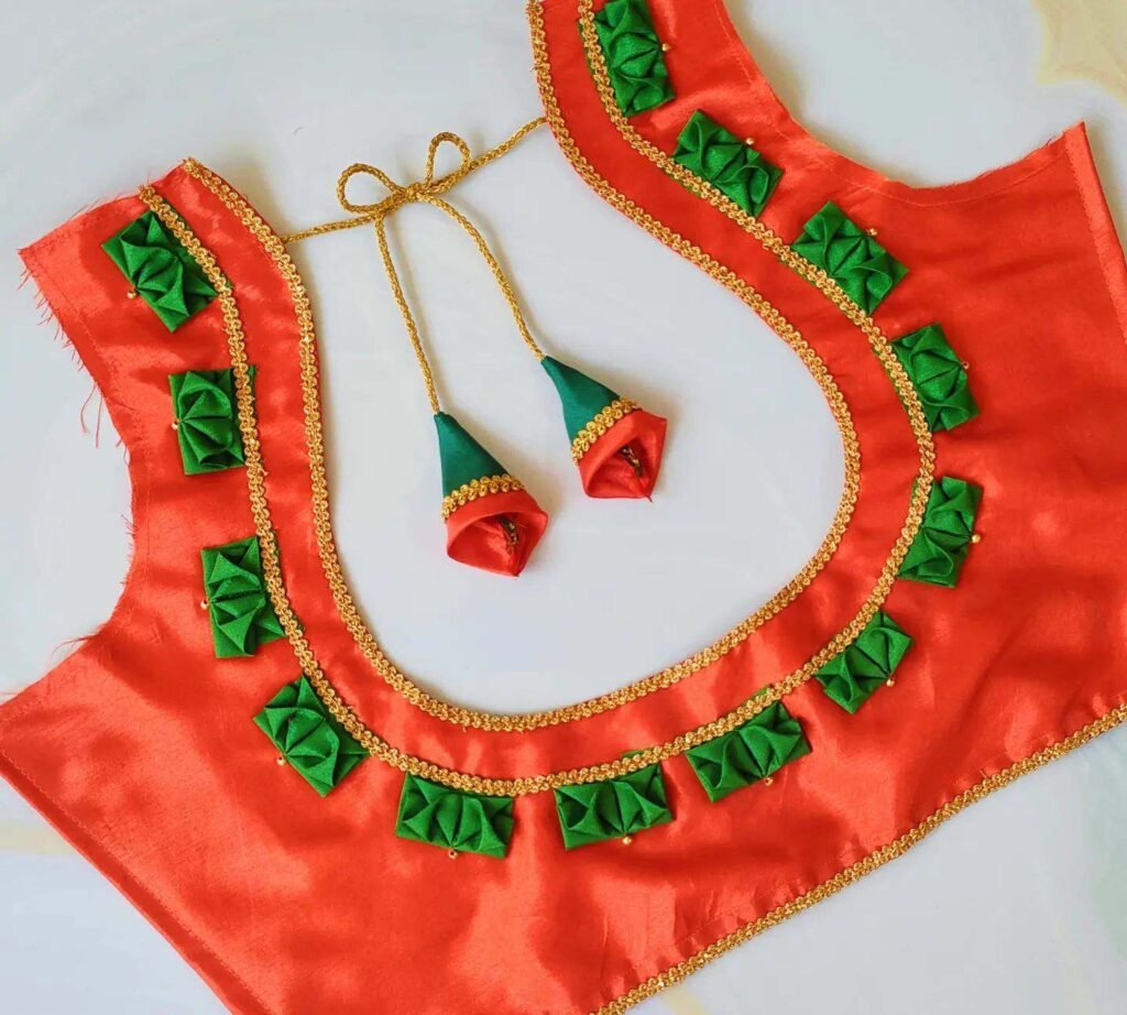 Blouse Design : New Stylish Back Design Blouse idea - Girls Fashion Ideas