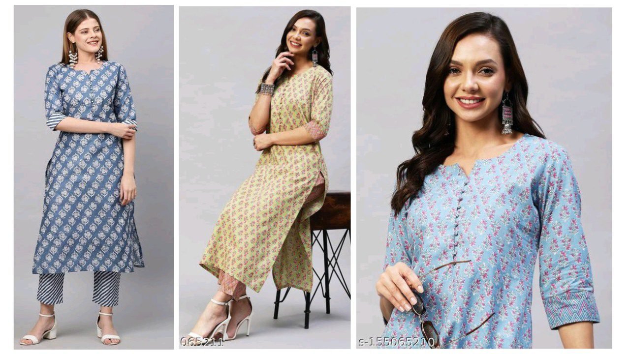 kurti Design : Shandaar Short kurti design For Girls - Girls Fashion Ideas
