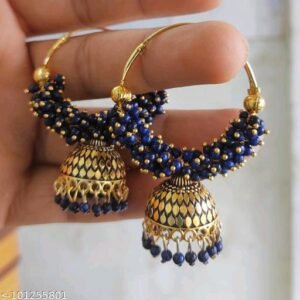 8 Beautiful Hoop Jhumka Earrings For Women Under 250 - Girls Fashion Ideas