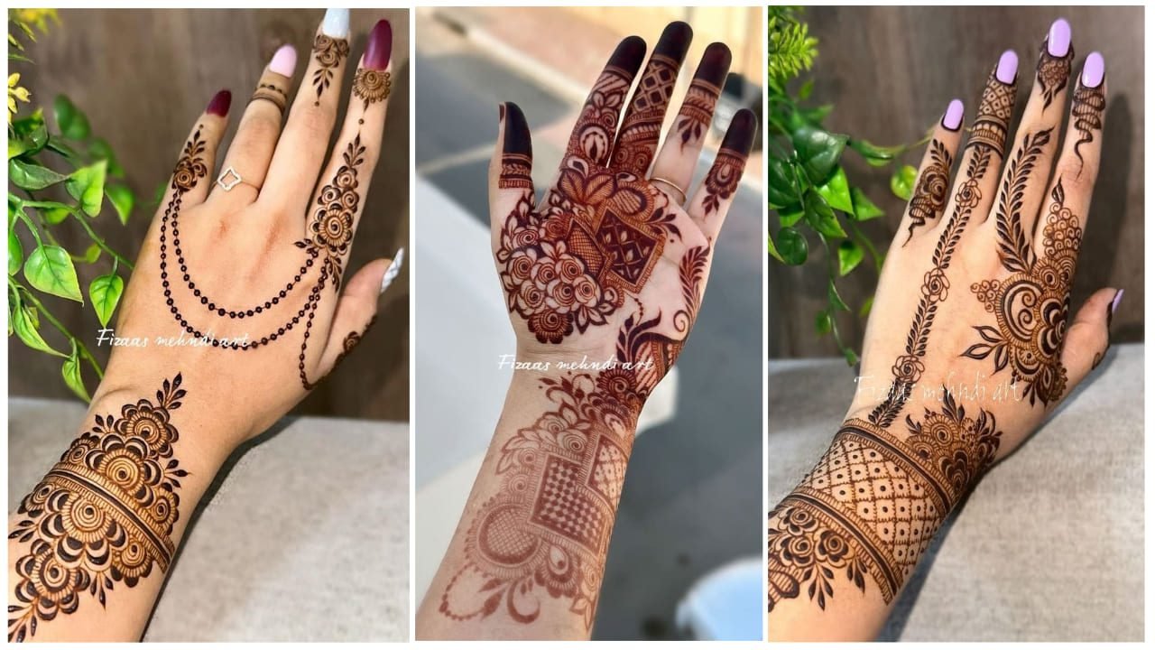 Eid 2024 : Simple Arabic Mehandi Design For Eid - Girls Fashion Ideas